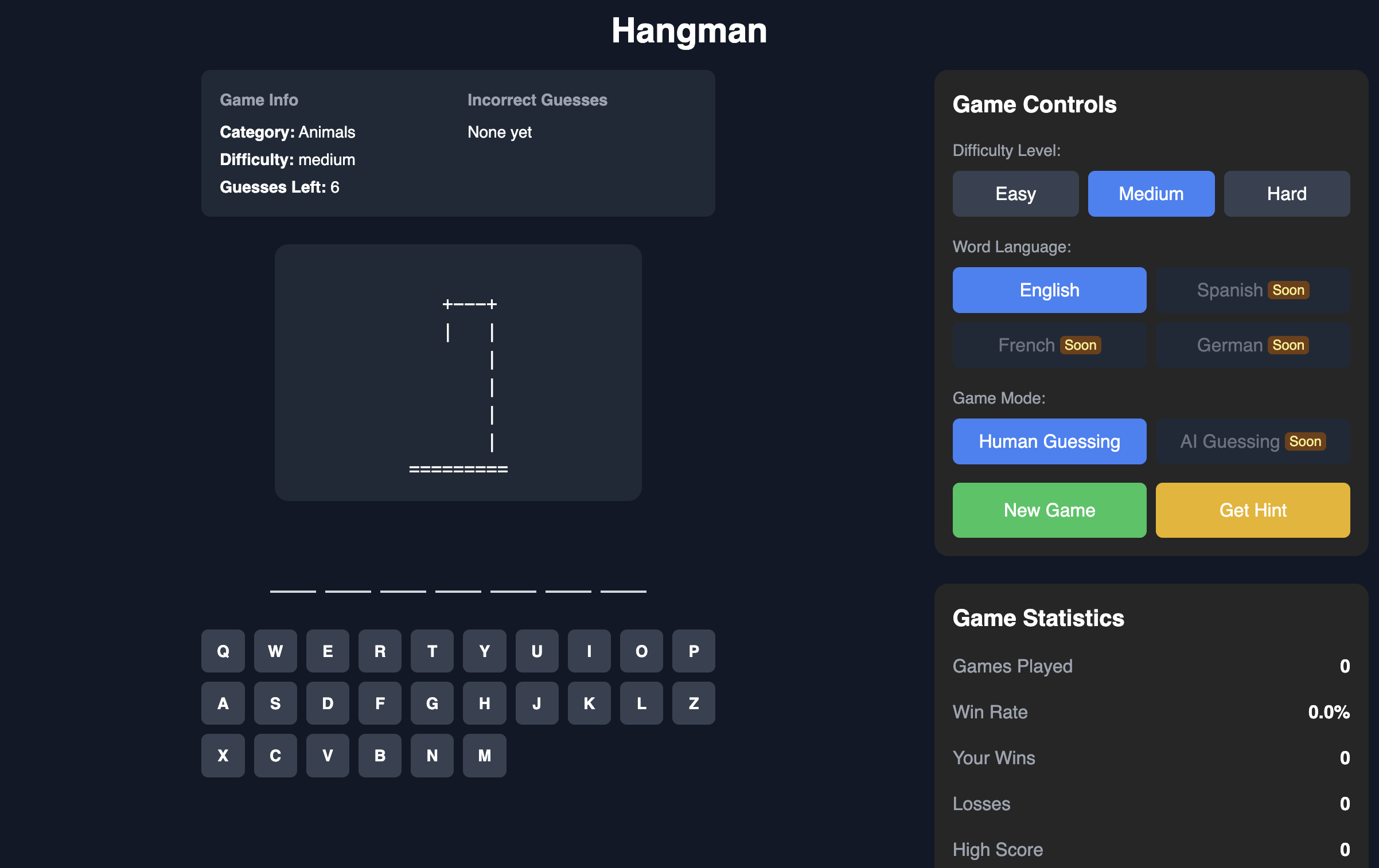 Play Hangman Online Free | Single Player & Multiplayer Games | AIBoredGames Blog