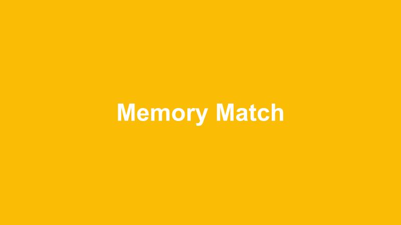 Play Memory Match Online Free - Puzzle Games Browser Game | AIBoredGames